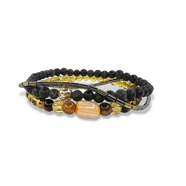 JAREDJAMIN Cadence Bracelet Set - Black