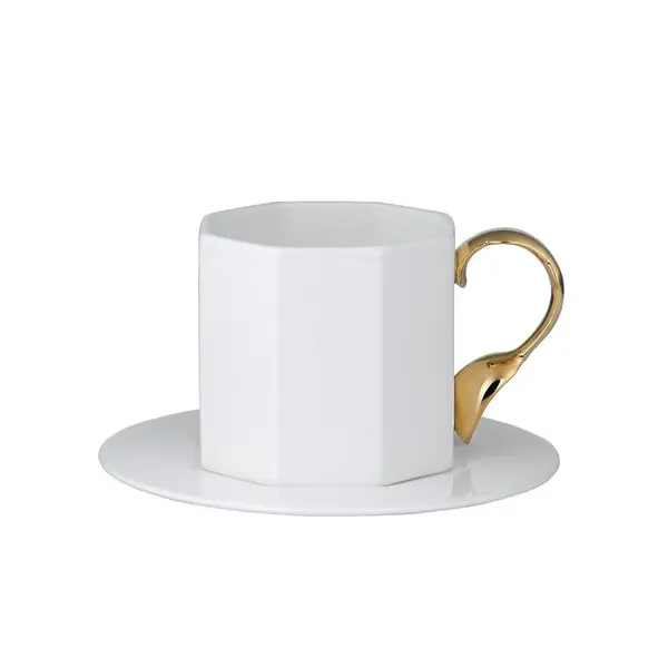 Twig New York Cutlery ​cup & Saucer Spoon Handle - Brown/white/yellow