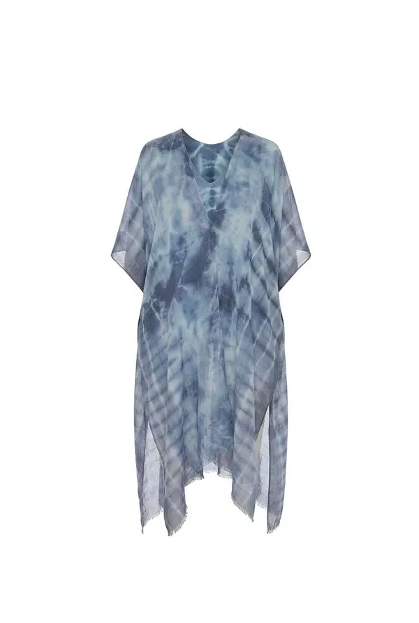 JAMES LAKELAND Boho Tie-dye Kaftan - Blue