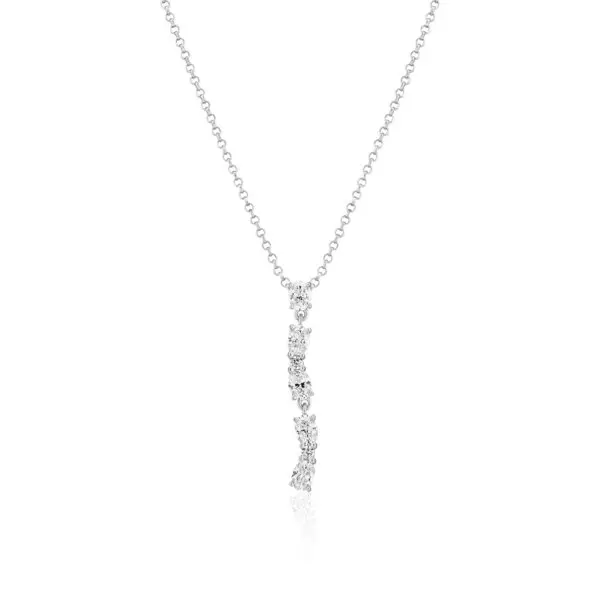SIF JAKOBS JEWELLERY Necklace Ovale Lungo - Silver