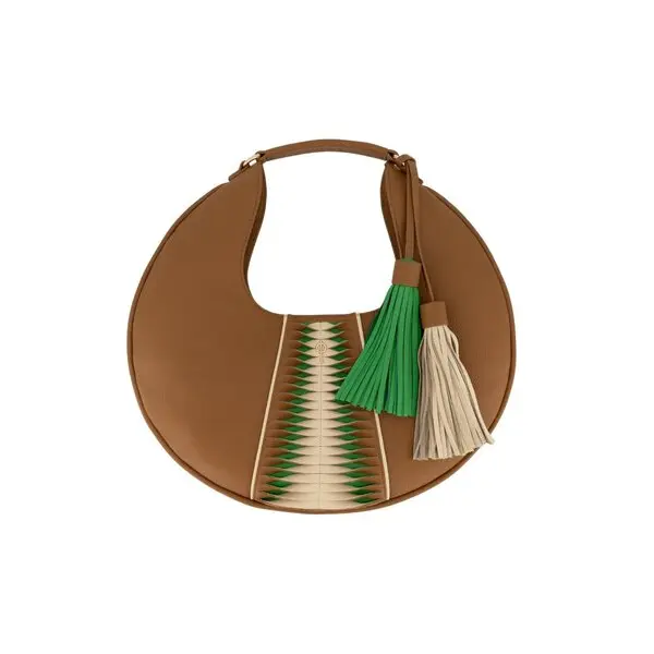 OTRERA Libertas Tan Leather Shoulder Bag - Brown