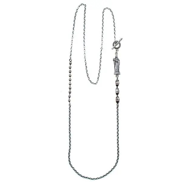 GEM KINGDOM Sterling Necklace Theresa - Silver