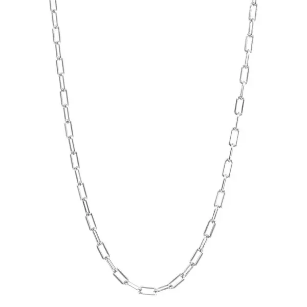 MURU Mini Paperclip Necklace - Silver