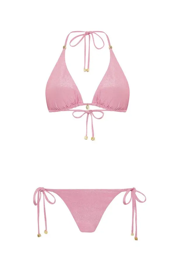 LEYLA MAYA Millie Bikini Set Mist - Pink
