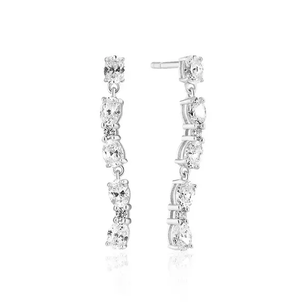 SIF JAKOBS JEWELLERY Earrings Ellera Ovale Sette - Silver