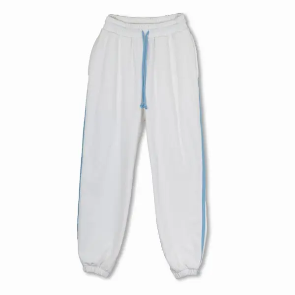 BRADFORD ROW Sofia Baggy Sweatpant Stripe - Blue