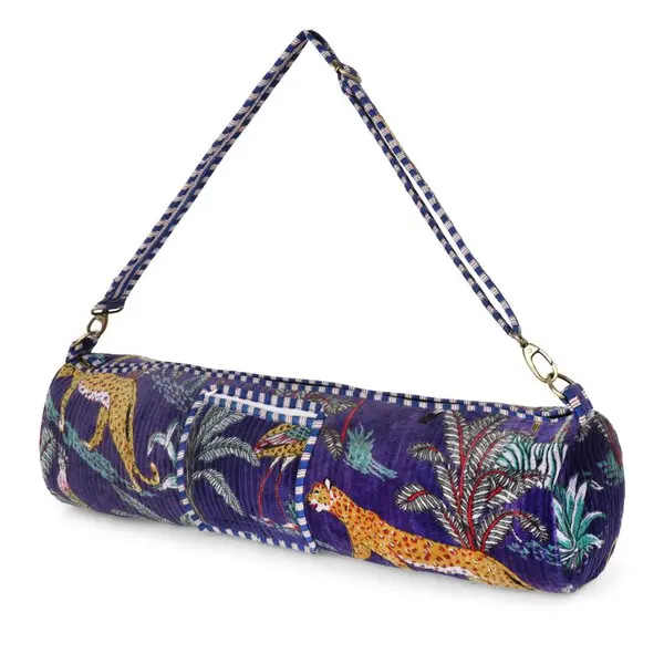 CYC The Velvet Jungle Yoga Bag In Navy - Blue
