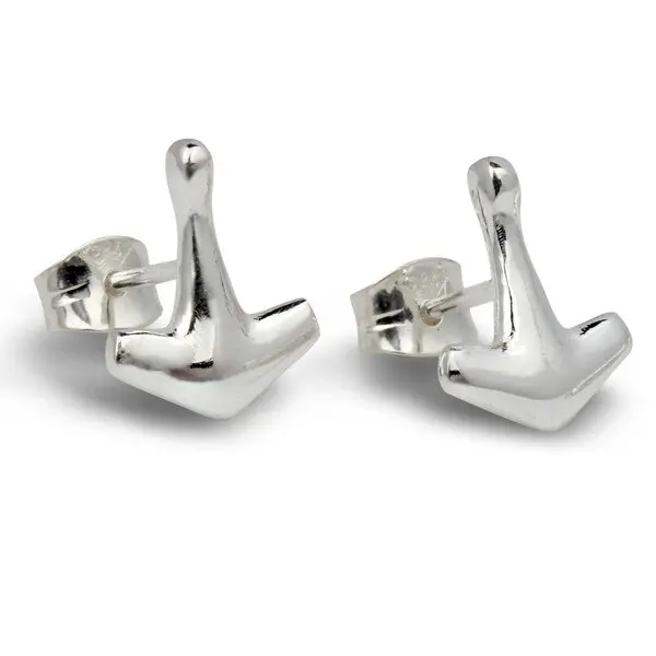 FREYA & THOR OF SWEDEN Arch Earrings Sterling Min - Silver