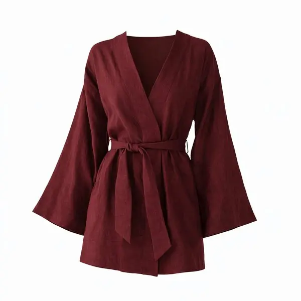W.TWO Red / Brown The Village Kimono - Red/brown