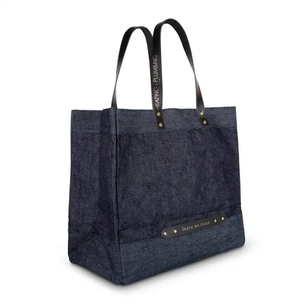HEATING & PLUMBING LONDON Leave No Trace" Picnic Tote Bag - Black