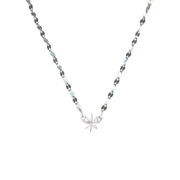 RIZE Star Anise Mirror Necklace Sterling - Silver