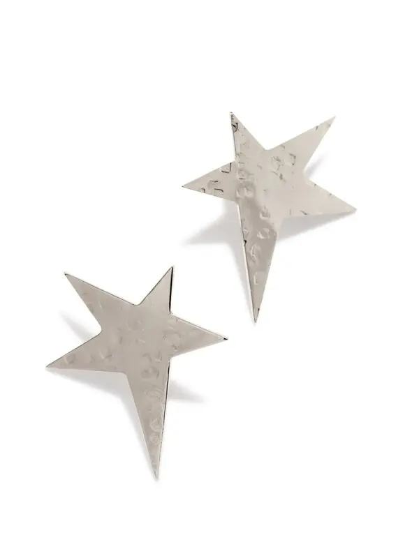 JAREDJAMIN Shooting Star Stud Post Earrings - Silver