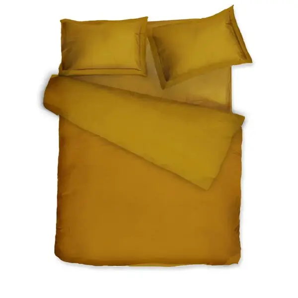 DECOFLUX HOME Cotton Bedding Set Antique Gold - Yellow