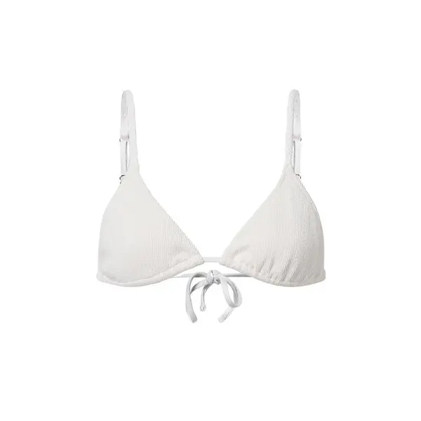 AQVA SWIMWEAR Neutrals / Nude Tortuga Bikini Top - White
