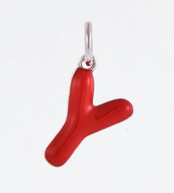 PINNOLE Monogram Charm Y - Red