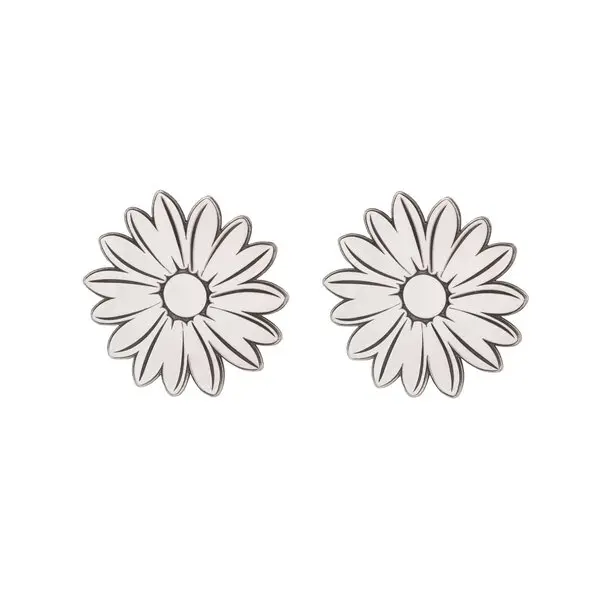 SILVER MOON Sterling Earrings – Daisy Glow - Silver