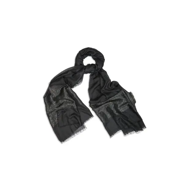 Saachi Sequin Oversized Scarf - Grey