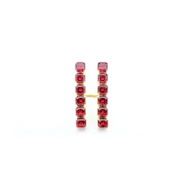 SHINE LIKE ME Gold Stacked Ring Scarlet