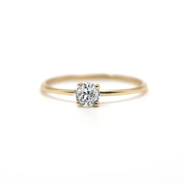 VICSTONENYC FINE JEWELRY Genuine Diamond Yellow Ring - Gold