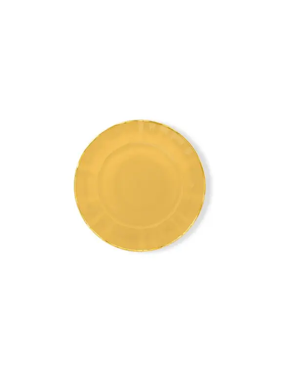 Mojjere Fine Porcelain Dinner Plate Papaya Color Design - Orange