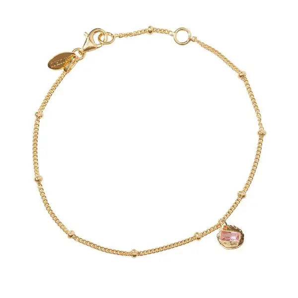 MURU October Birthstone Bracelet - Gold