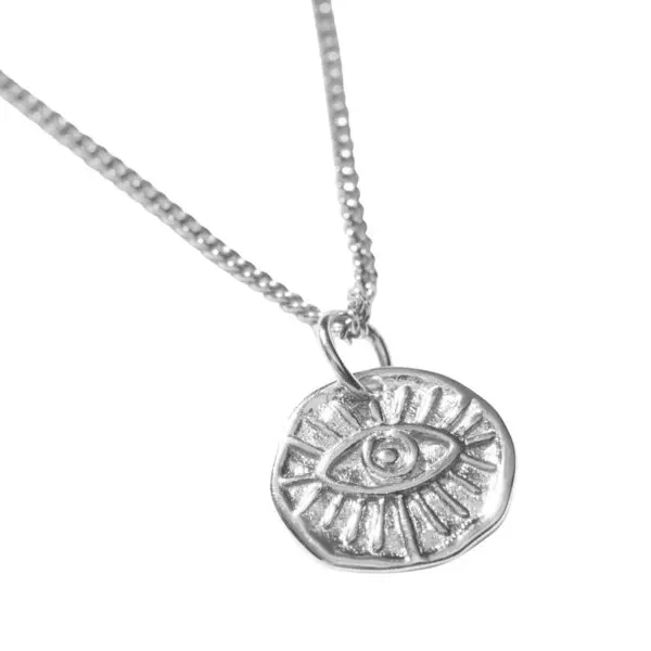 MURU Evil Eye Necklace - Silver