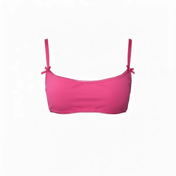 THE COOLGIRL NYC Jane Soft Bra In Cotton - Pink
