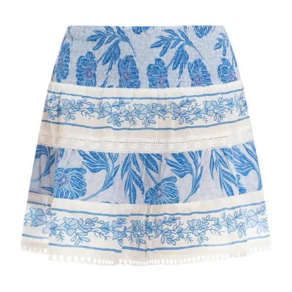 BINDU Clarita Skirt Riviera - Blue