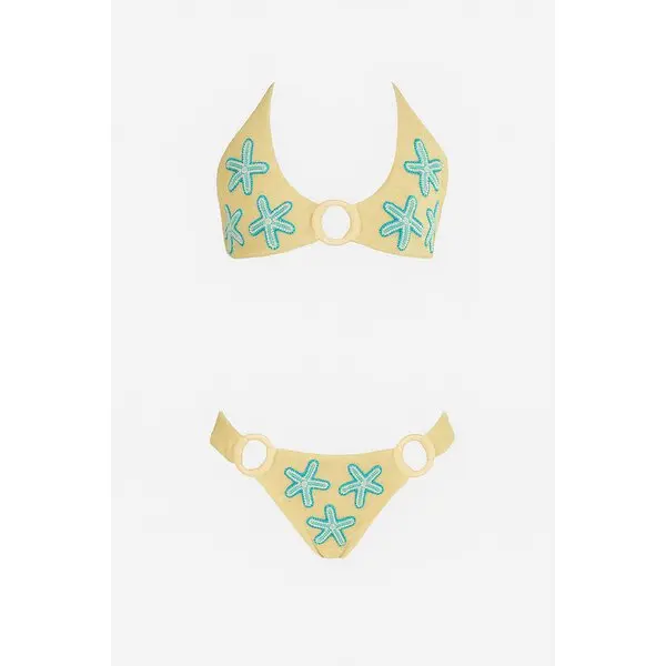 OCEANUS SWIMWEAR Mia's Marina Bikini Set Lemon - Yellow