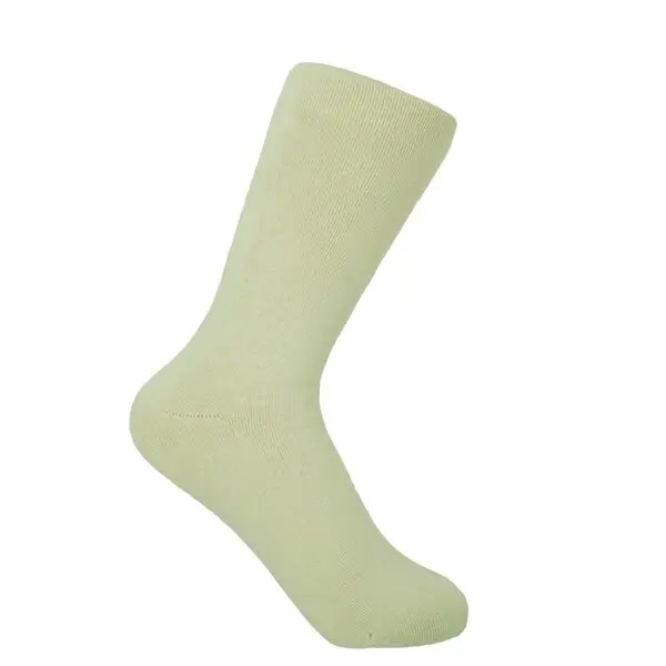 PEPER HAROW - MADE IN ENGLAND Neutrals Plain Bed Socks – Cream - White