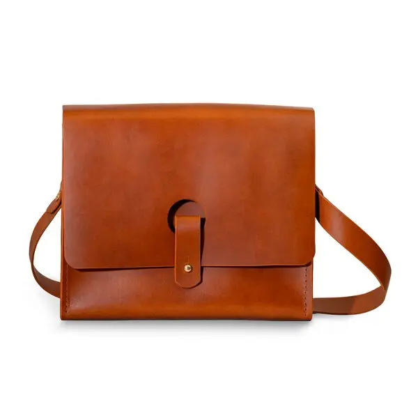 DESIGNS BY ELLE Keyhole Crossbody - Brown