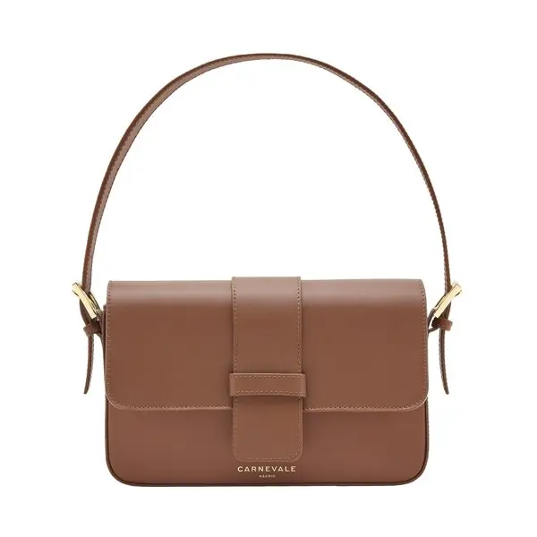 CARNEVALE Dalia Coffee Baguette Bag - Brown