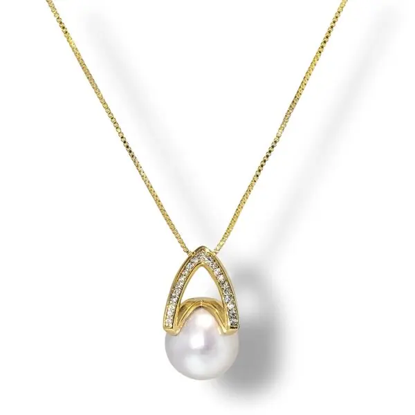 NINEMOO Arché Pearl Necklace - Gold