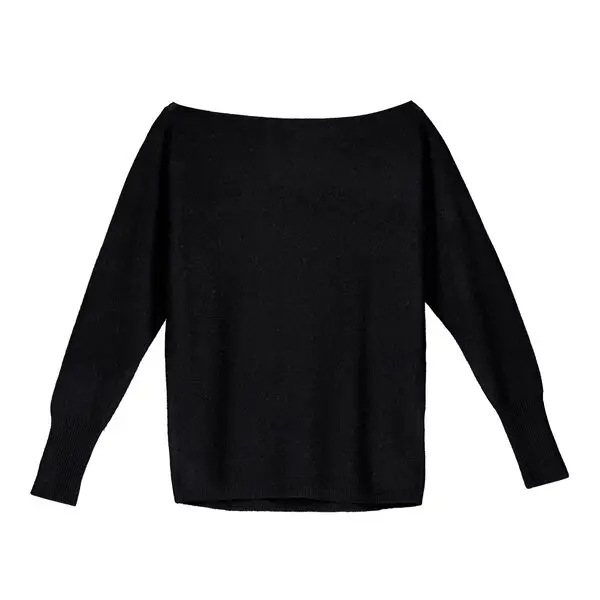 BEL CASHMERE Claudia Cashmere Sweater - Black