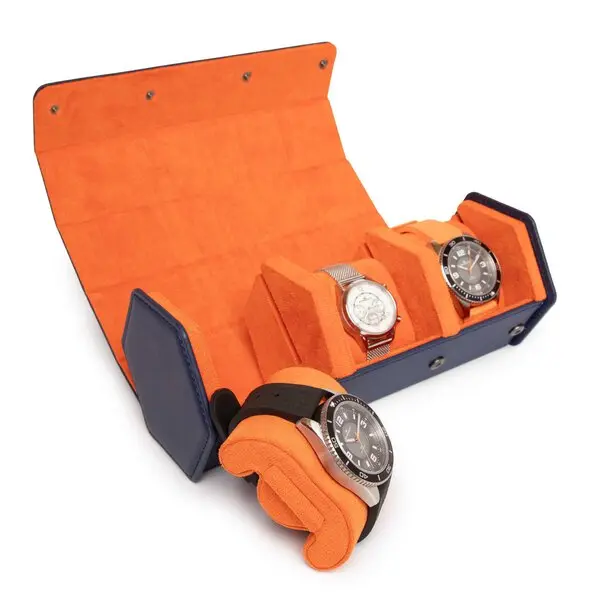 KENNETT WATCHES & ACCESSORIES Kennett Three Piece Hexagon Watch Case – Dark - Blue