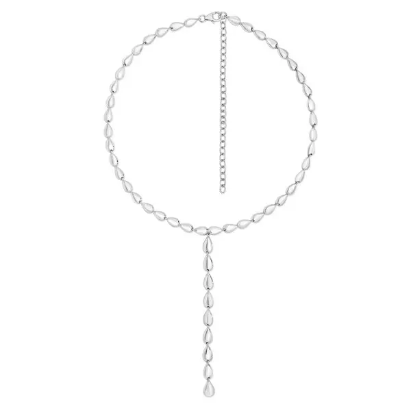 LUCY QUARTERMAINE One Strand Necklace - Silver