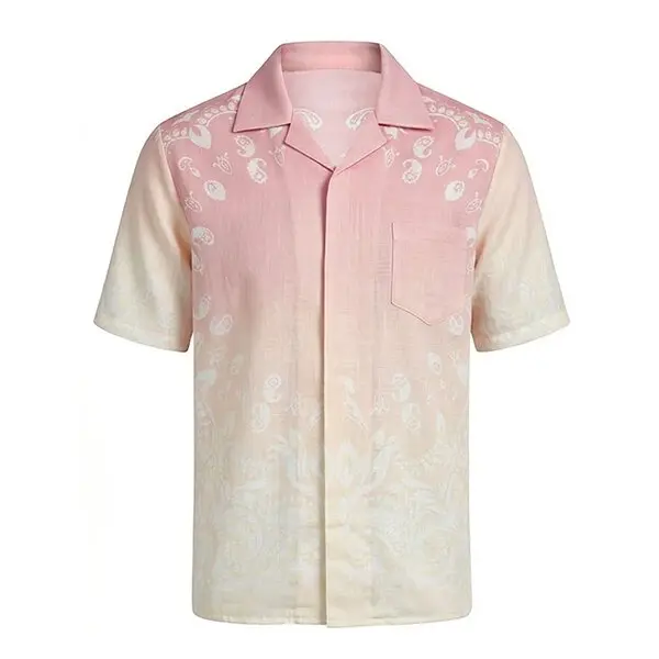 Loveist Store Pink / Yellow Soley Paisley Shirt - Pink/yellow