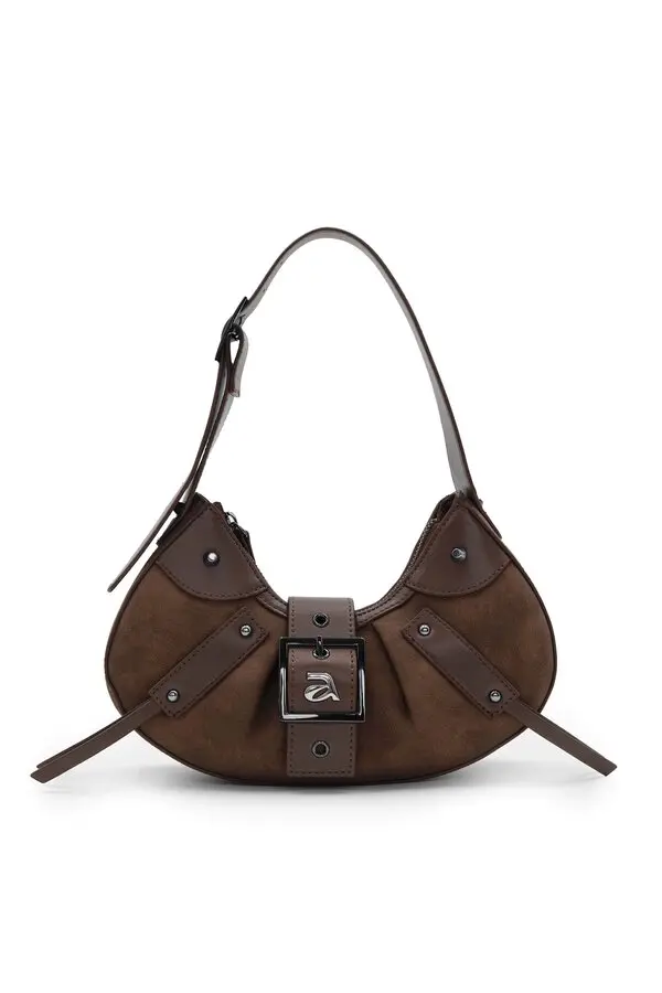 A BY ANYAH Ange Rusty Chocolate Mini Shoulder Bag