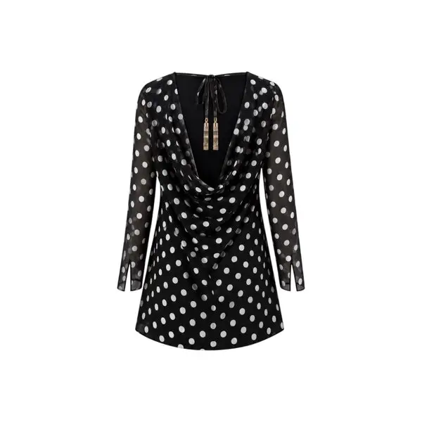 SUN CULTURE Pool Side Mini Dress In Polka