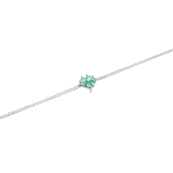SPERO LONDON Sterling Clover Bracelet - Silver