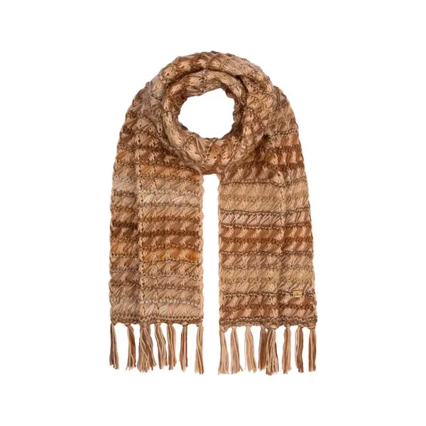 NORDBRON Cherly Autumn Leaf Scarf - Brown