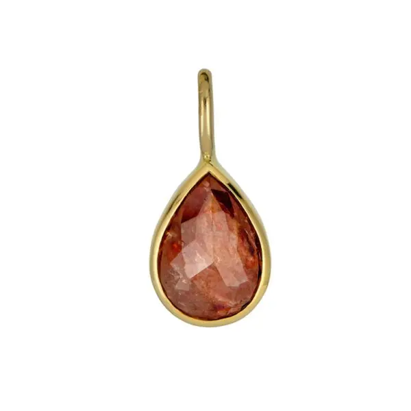 RAHUL'S JEWELS Gold / Red Sanctum Vita Pendant 14 Karat Gold With Genuine Red Diamond 1.37ct Diamond Weight - Gold/red