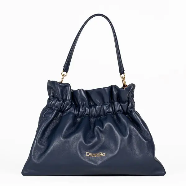 DANNI RO Manhattan Bag Navy Leather