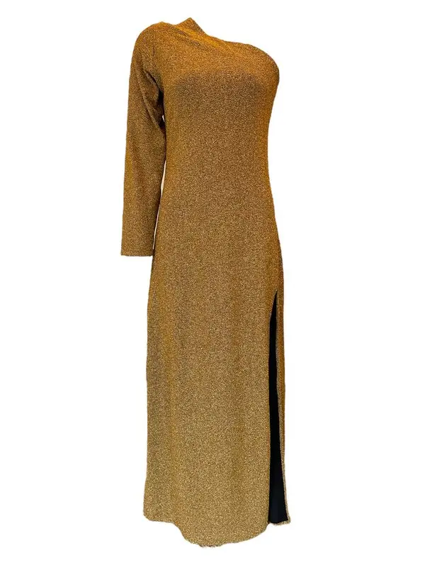 ANY OLD IRON Shimmer Smith Dress - Gold