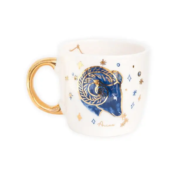 SHERIE BOUTIK Aries Zodiac Mug Sb X Wb - Yellow