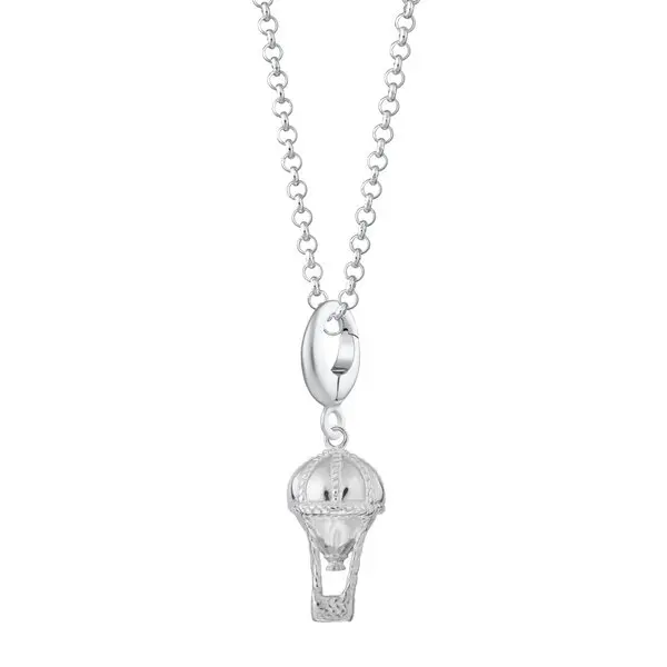 LILY CHARMED Sterling Hot Air Balloon Necklace - Silver