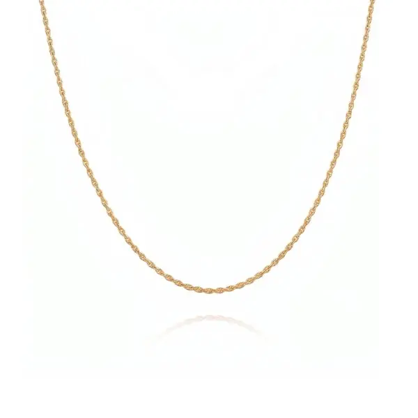 SPERO LONDON Sterling Silver Rope Chain Necklace - Gold