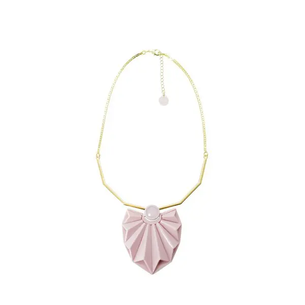 GISSA BICALHO Handmade Acrylic Necklace Choker Papyrus Candy