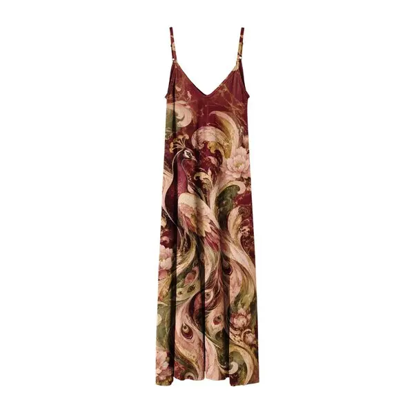 ALOHA FROM DEER Majestic Plum Maxi Dress