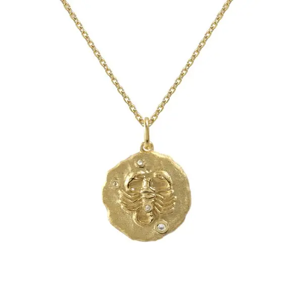 HYE JANE JEWELRY Scorpio Zodiac Necklace - Gold